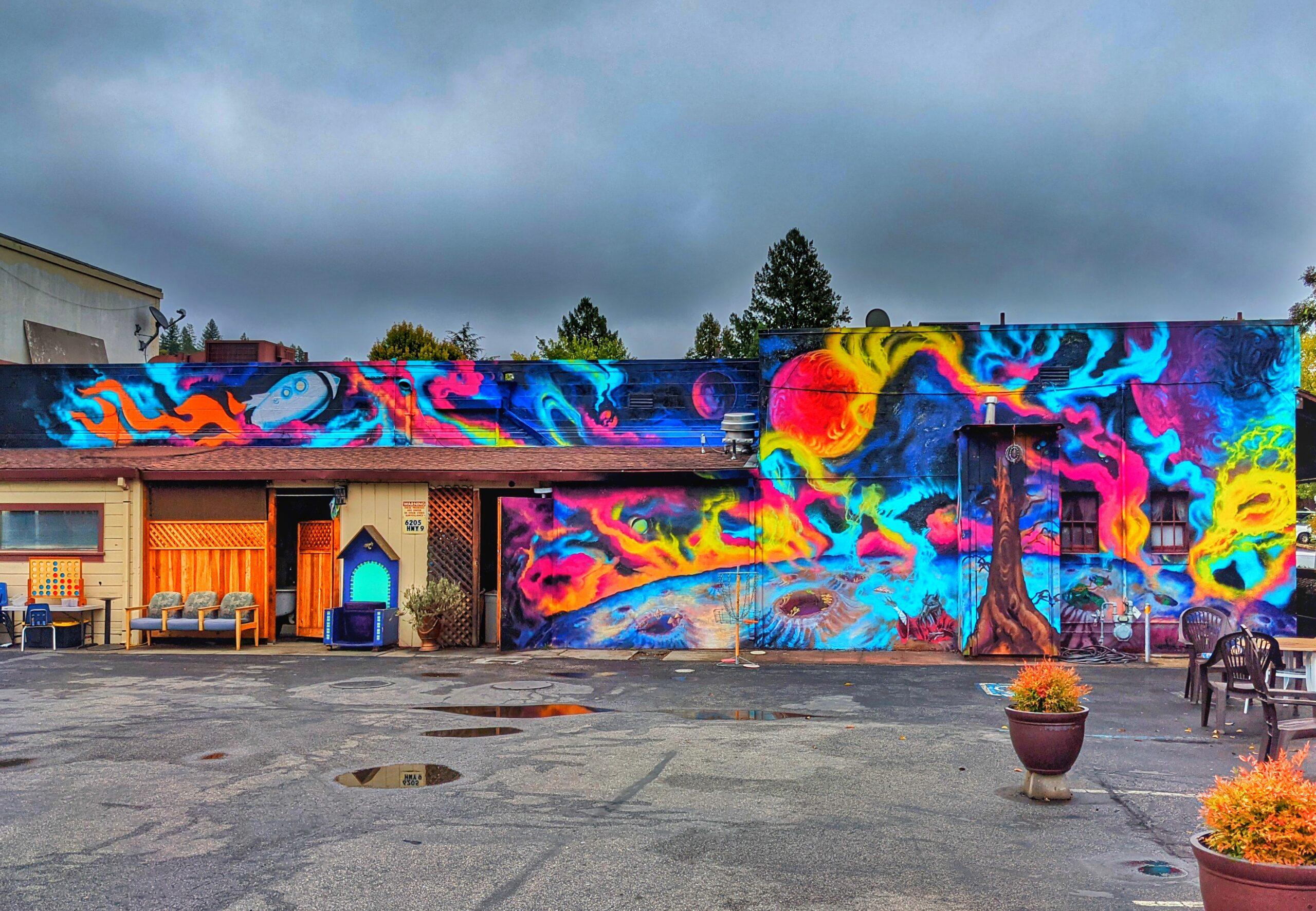 Redwood Pizza - Santa Cruz Murals