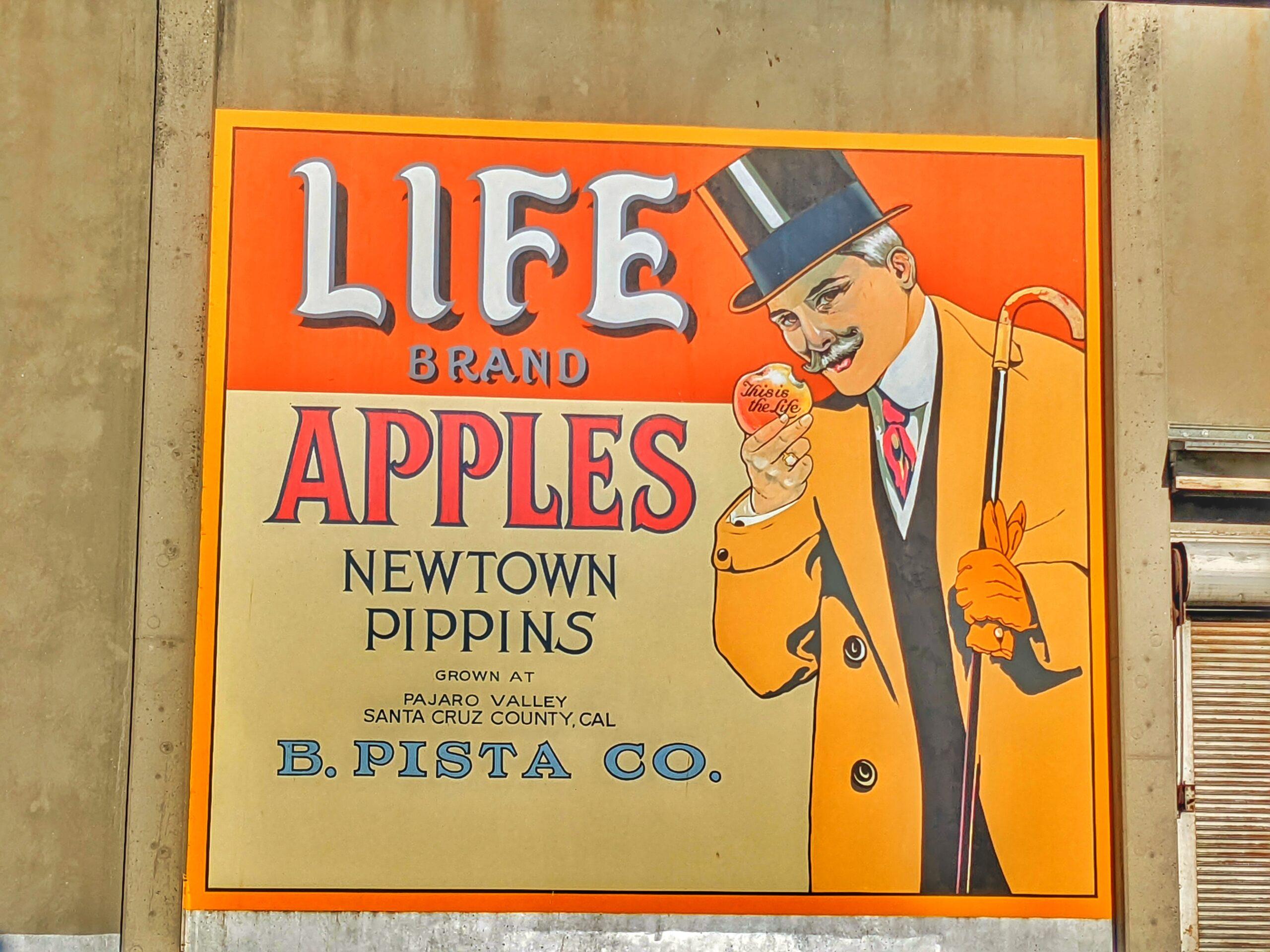 Life Brand Apples - Santa Cruz Murals