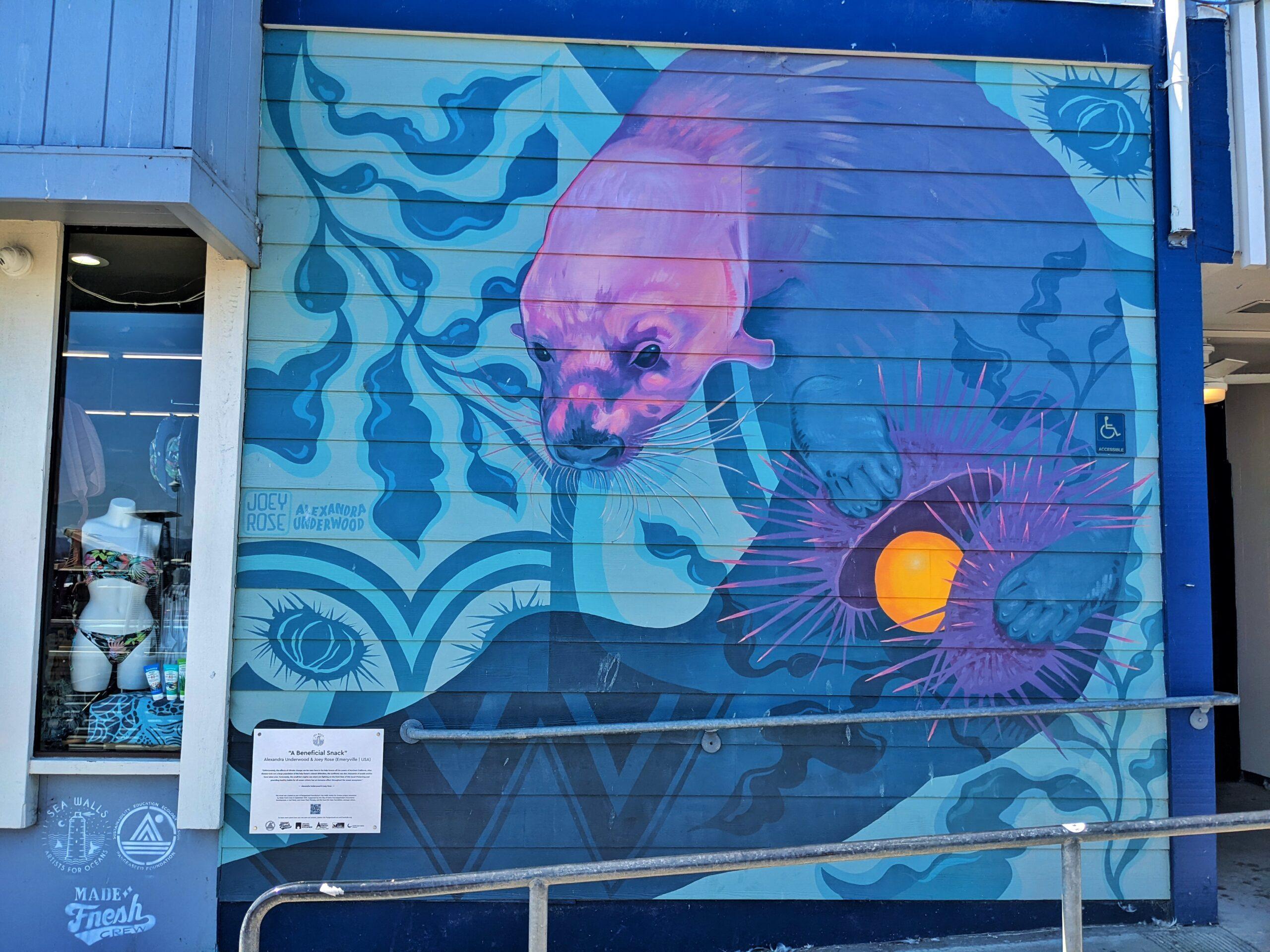 A Beneficial Snack - Santa Cruz Murals